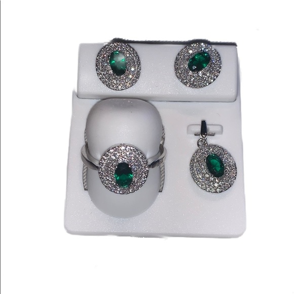 Jewelry | Emerald Green Jewelry Set | Poshmark